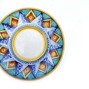 Starbucks | Kitchen | Deruta Starbucks Multicolored Decorative Plate ...